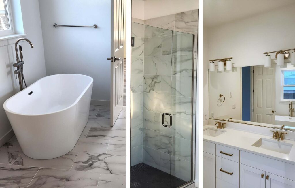 Custom Beach Bathroom - Inspire Homes